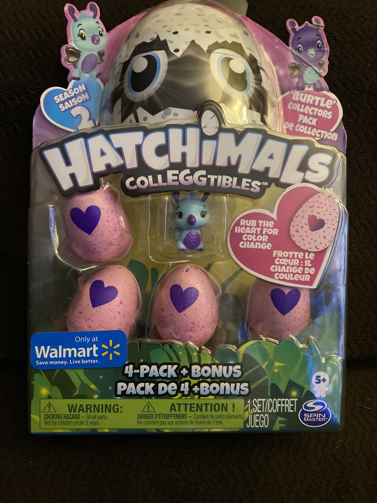 Hatchimals CollEGGtibles Season 2 "Burtle" 4-Pack + Bonus - Walmart ...