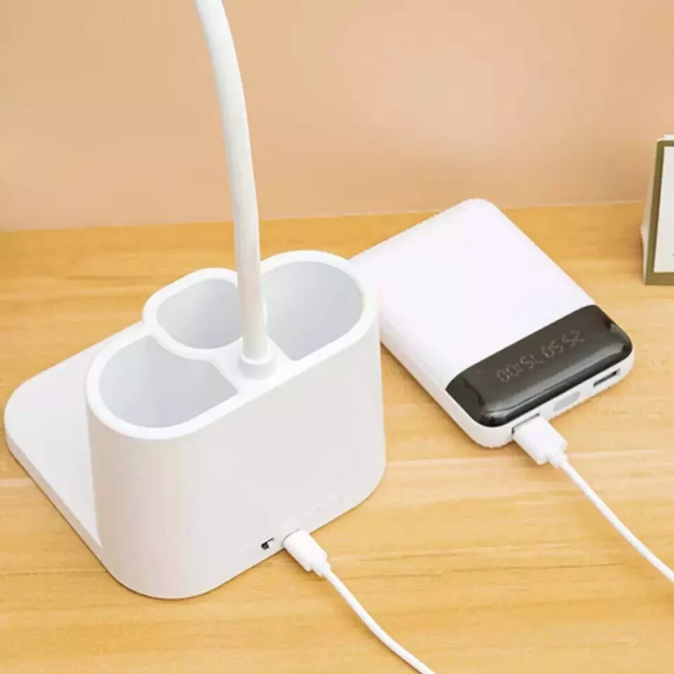 LED Desk Light Dimmable Touch Sensor Table Bedside Reading Lamp USB ...