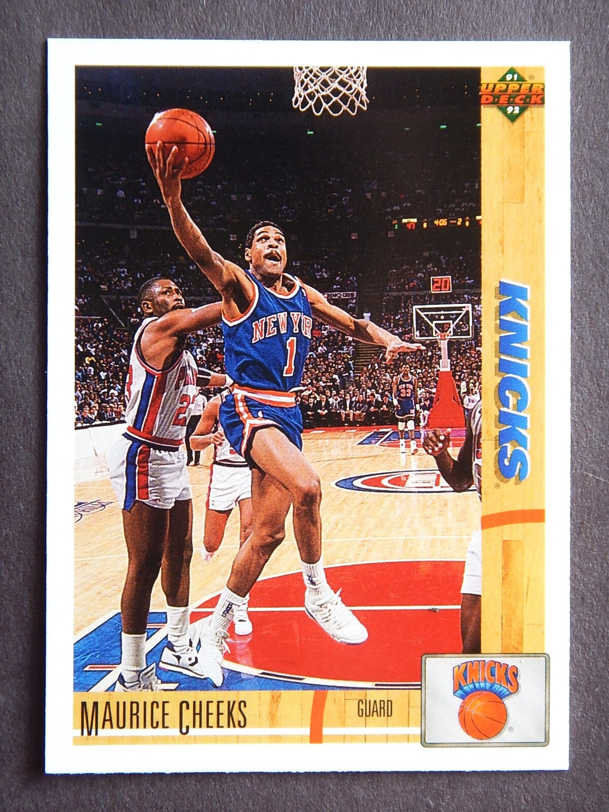 Maurice Cheeks #281 Upper Deck 1991-92 Basketball Card (New York Knicks ...