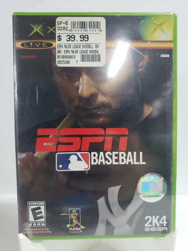 ESPN Major League Baseball (Microsoft Xbox, 2004) Factory Sealed ...