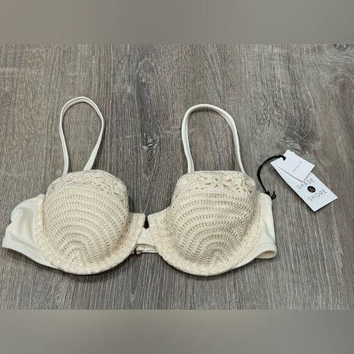New Shade & Shore Crochet Bikini Top 32B TS1 | eBay