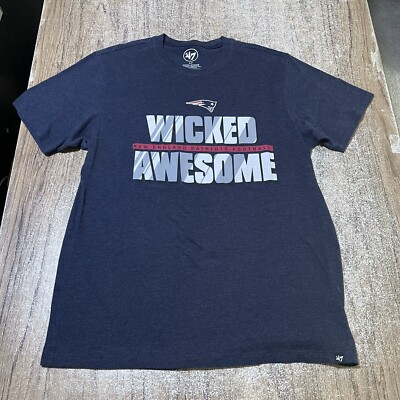 Forty Seven Brand 47 New England Patriots Men’s Tee Shirt Size S #25094 ...