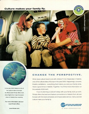 Finnair Company Airline Finland Advertising 1 Page Original 1979 ...