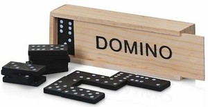 NEW - 28 Pieces Dominoes Set in a Wooden Box Domino Traditional Game | eBay
