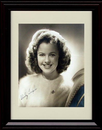 16x20 Framed Shirley Temple Autograph Promo Print - Portrait | eBay