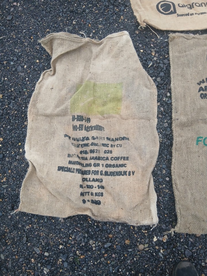 Hessian Coffee Bags Pub Bar Restaurant A* Material Grade Hessian Sacks ...