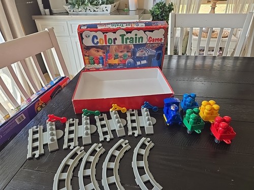 Chateau Color Train game RARE Children’s Locomotive Missing 2 Pieces ...