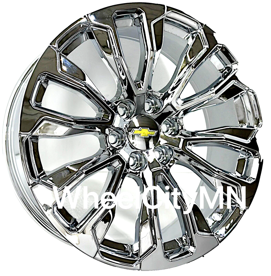 2025 Chevy Tahoe Suburban LTZ RST 24" Chrome OE Replica 14025 Wheels ...