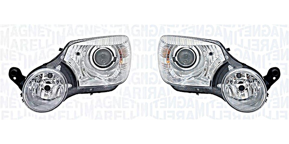 Bi-Xenon Headlight Pair For SKODA Yeti 5L1941018C 5L1 941 017 C MAGNETI ...