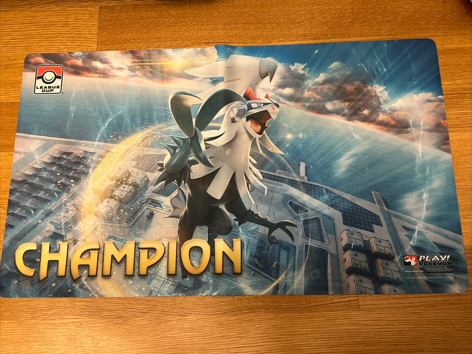 Pokemon League Cup Champion Playmat - Silvally | eBay