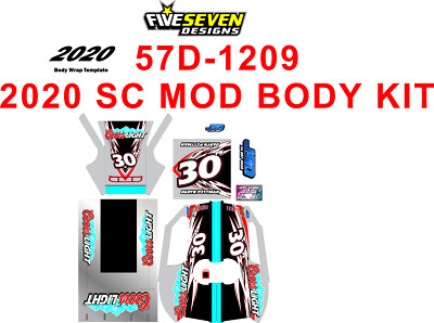 Five Seven Designs Prodigy SC 1/10 Modified WRAP KIT SILVER ROCKET | eBay