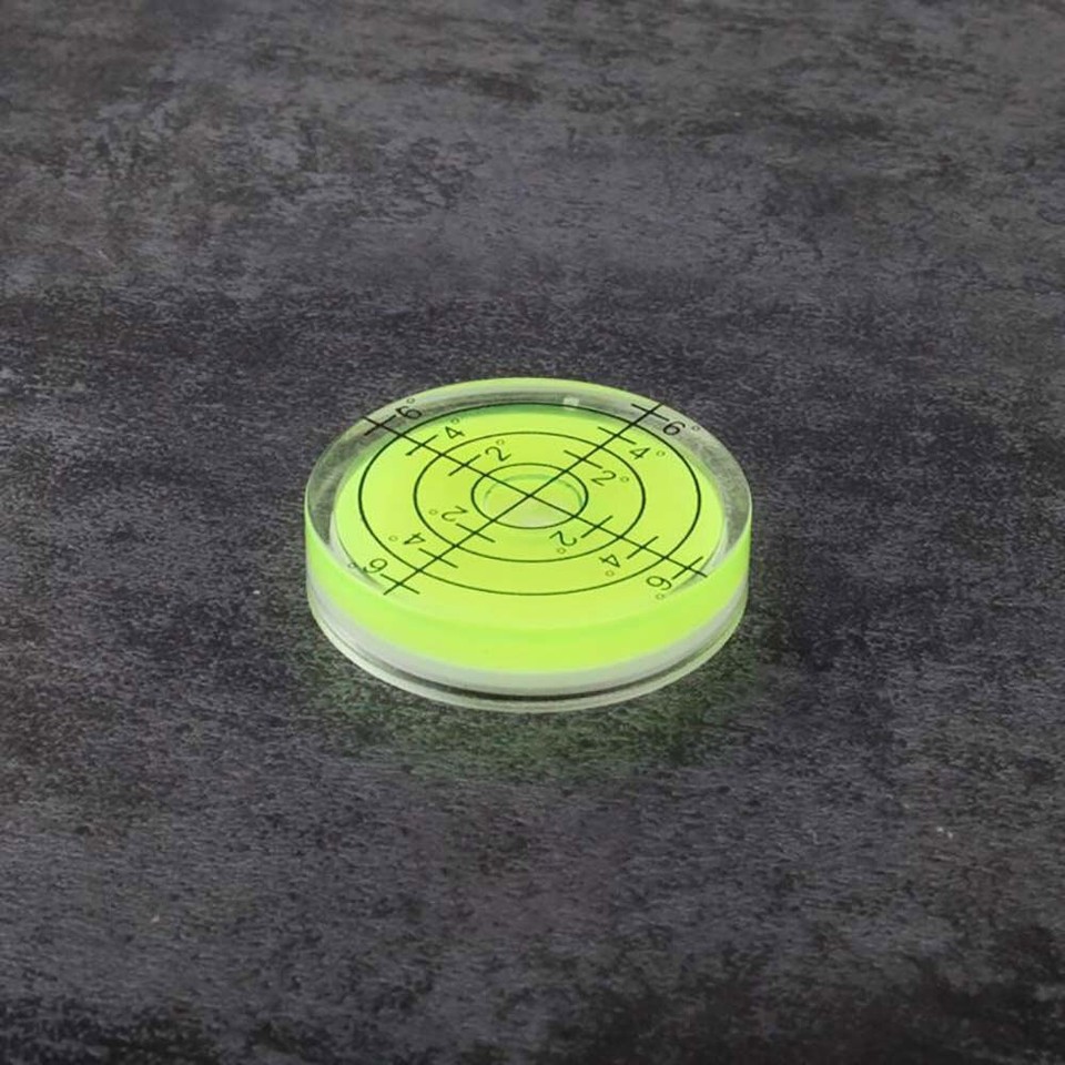 3x 32mm Bullseye Spirit Bubble Level Circular Level Bubble Horizontal ...