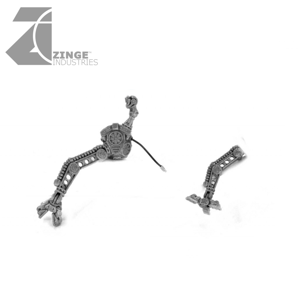 Zinge Industries Robotic Servo Arm Backpacks, Arms, Feet and Optic ...