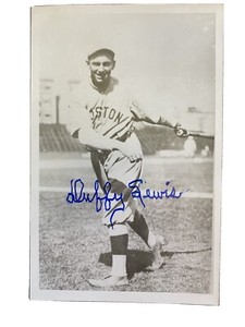 Duffy Lewis Boston Red Sox Signed Postcard 1910-1919 Debut NY Yankees ...