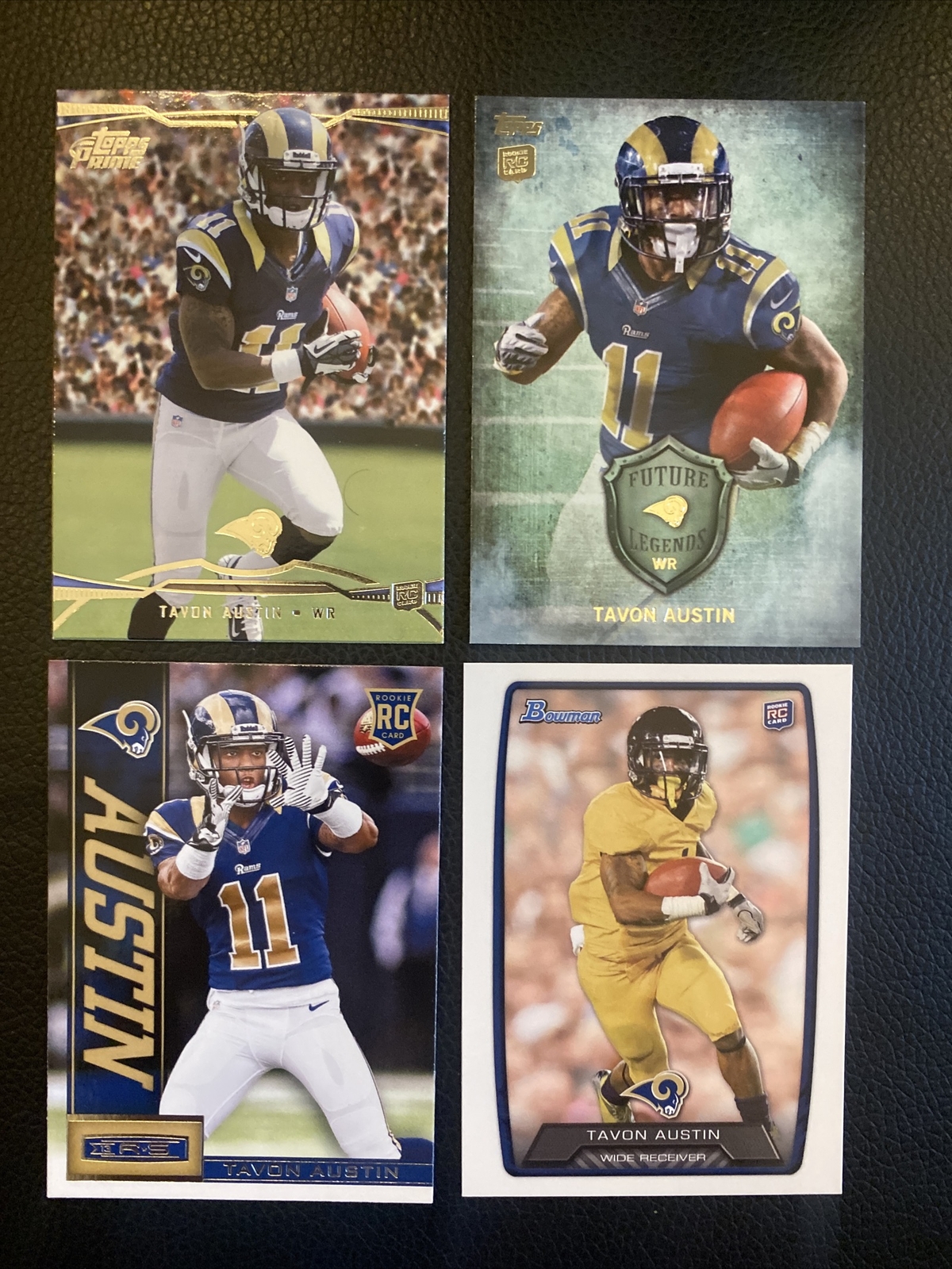 TAVON AUSTIN RC 2013 Prime, Bowman, Topps Insert, Rookies & Stars - LA ...