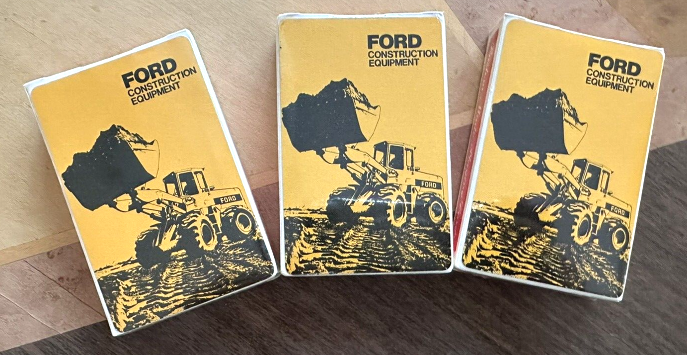 Lot Of 3 NIP FORD Construction Equipment Bulldozer Custom Made PLAYING ...