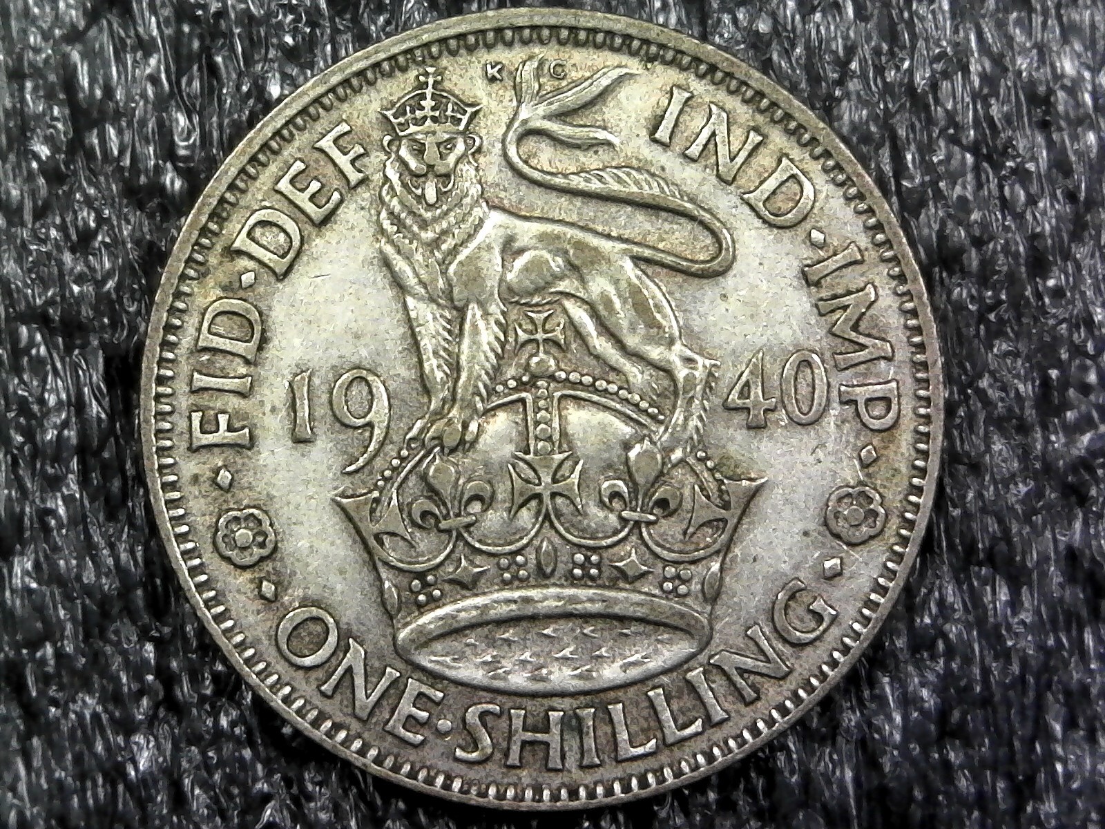 1940 Great Britain 1 Shilling - 50% Silver - World Foreign Coin Inv# ...