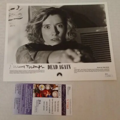 Emma Thompson Autographed Signed 1991 Movie Promo 8x10 Photo Dead Again ...