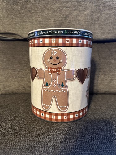Gingerbread Man And Woman Tin Container-See Pics | eBay