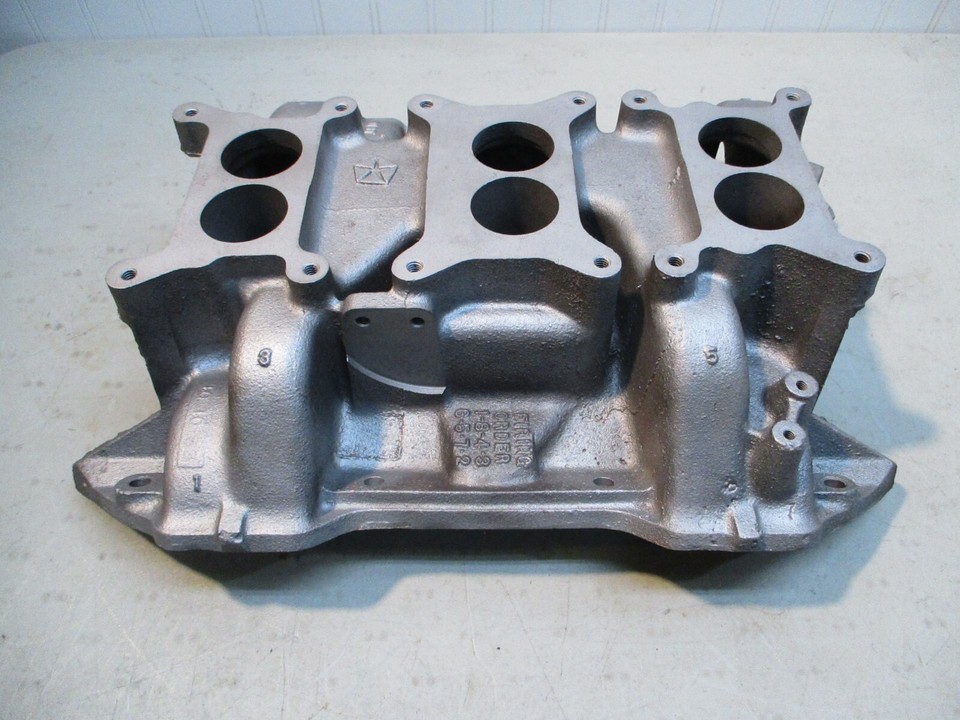 1970 MOPAR PLYMOUTH DODGE 440 SIX PACK INTAKE MANIFOLD..10-10-69 DATE ...