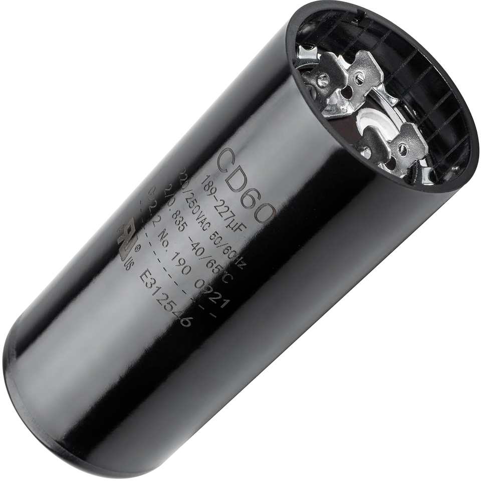 [UL Listed] 189-227 Uf MFD 220-250 VAC Volts round Start Capacitor 50/ ...