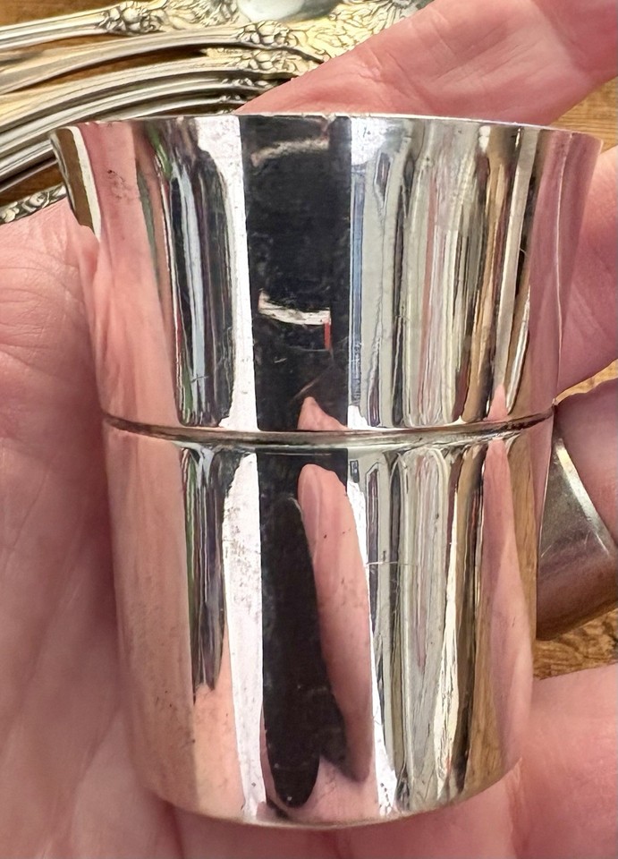 Tiffany & Co Makers Sterling Silver Shot Glass 2” Cup #23888 .925 ...