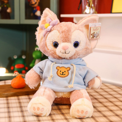 40cm LinaBell plush toy pink fox blue sweater doll Duffy's friend gift ...