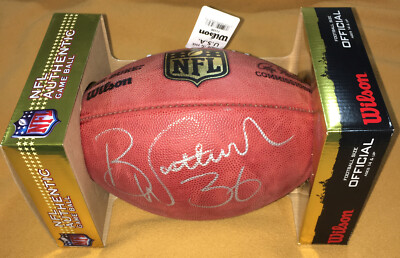 Brian Wesbrook Autographed NFL Authentic Game Ball- Philadelphia Eagles ...