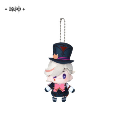 miHoYo Genshin Impact Lyney Keychain Plush Doll Stuffed Toys Keyring ...