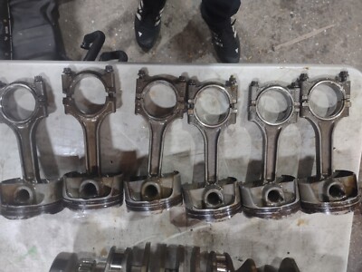 Porsche 987 Cayman Boxster 3.4L Pistons & Connecting Rods 9961031028R ...