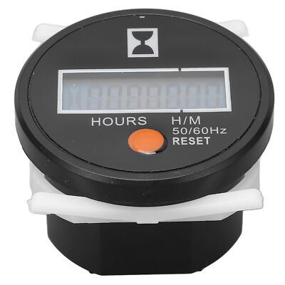 Digital Hour Meter Mechanical Hourmeter Wide Range With Reset Button 24 ...