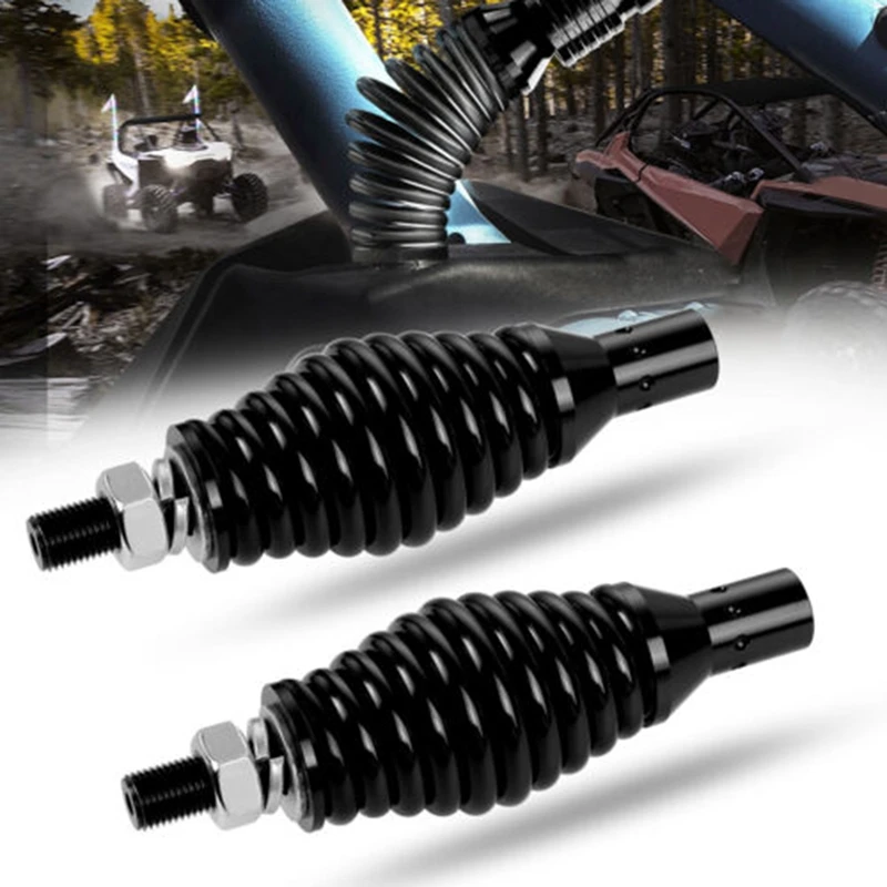 2Pcs RGB LED Whip Light Spring Base Protective Mounting Mount For ...