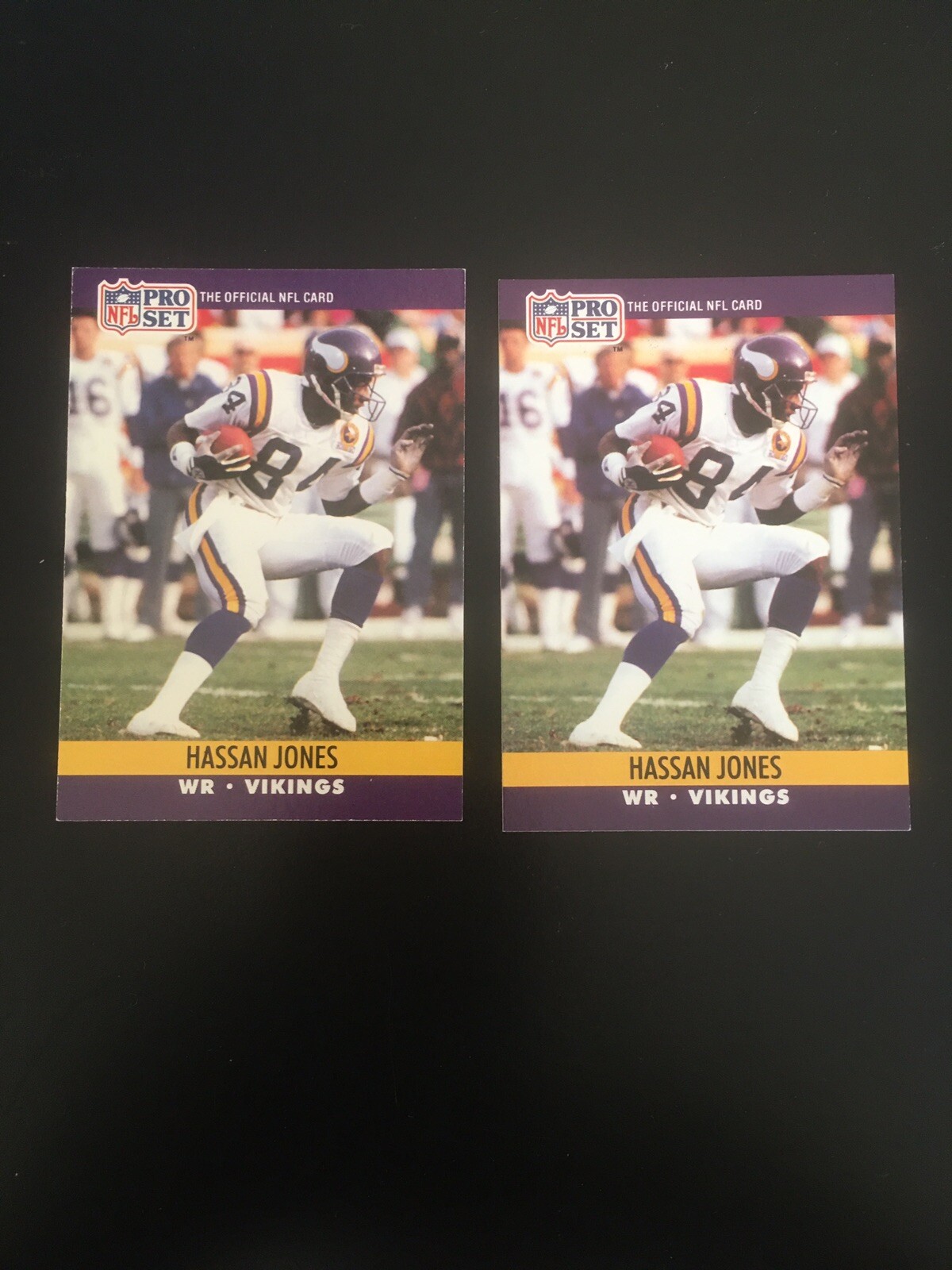 NFL - Hassan Jones 1990 Score Football 2 Card Lot - Vikings | eBay