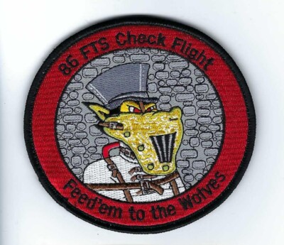 PATCH USAF LAUGHLIN AFB FLYING TRAINING 86TH FTS CHECK FLIGHT | eBay