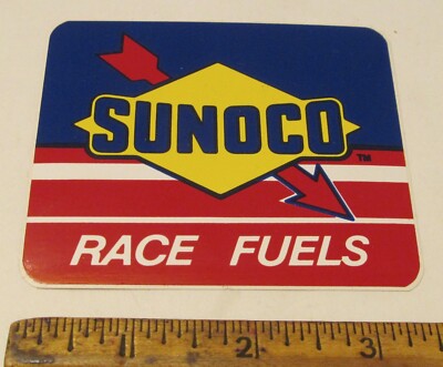 Sunoco Race Fuels Nascar Auto Sticker 3.5" x 2.75" | eBay