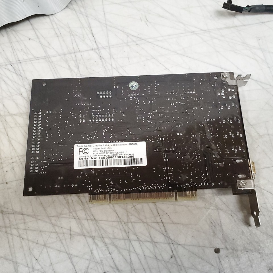 Creative Labs Sound Blaster Audigy SB0090 PCI Audio Card w/ SB0110 ...