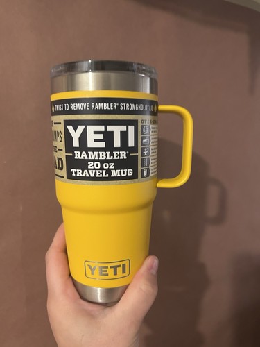 NEW RETIRED YETI Rambler 20oz Travel Mug with Stronghold Lid Color ...