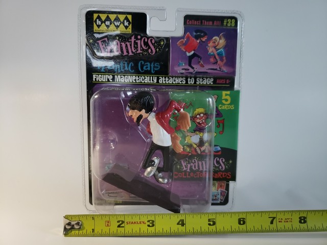 2007 HAWK Frantics Collectible Frantic Cats Figure #38 Includes 5 Cards ...