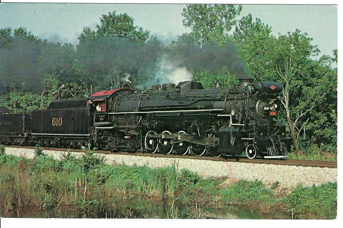 CD-307 Southern Railway's 610 Steam Locomotive Railroad Railway Chrome ...