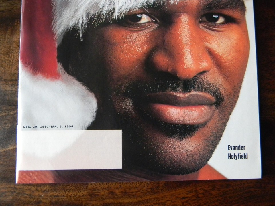 EVANDER HOLYFIELD BOXING SI SPORTS ILLUSTRATED DEC 29 1997 / JAN 5 1998 ...
