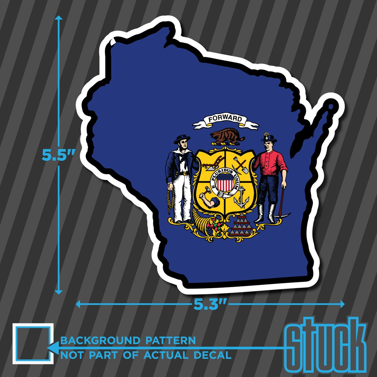 Wisconsin Flag Coloring Page Flag Part 1b