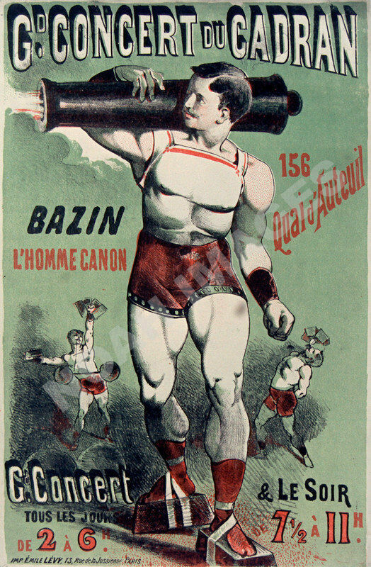 Vintage Strongman Poster
