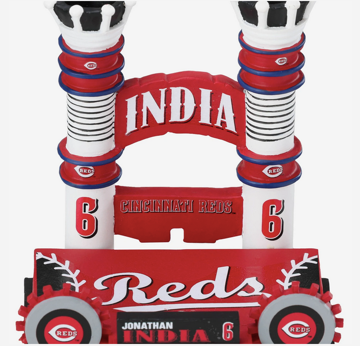 Jonathan India Cincinnati Reds Smoke Stack Ambassador Bobblehead - Ltd ...