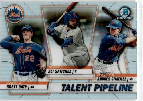 2020 Bowman Talent Pipeline Andres Gimenez / Brett Baty #TP-NYM | eBay