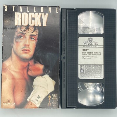 Rocky (1976), VHS Movie, MGM Home Video (1990), Best Picture, Stallone ...