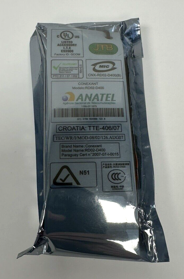 *Brand New* Dell Conexant RD02-D400 External 56k Cat Modem Fax ...