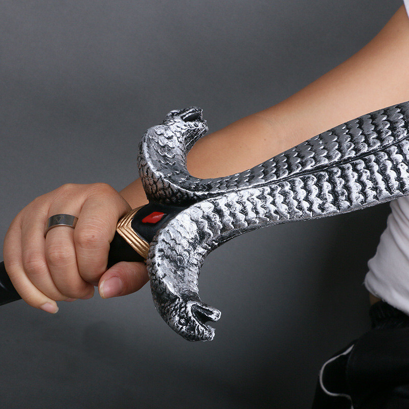 Templar Knights Medieval Crusaders Snake Sword and Cross Shield Props ...