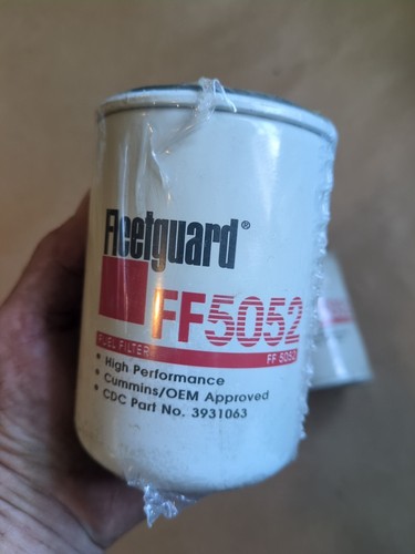 Genuine Cummins Fleetguard Fuel Filter FF5052 Replace FF42000 4990879 ...
