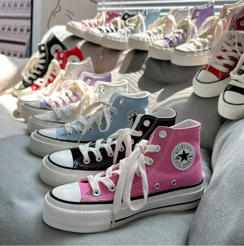 Womens Casual Lace Up Sneakers Retro Theme All Season Double Soul ...