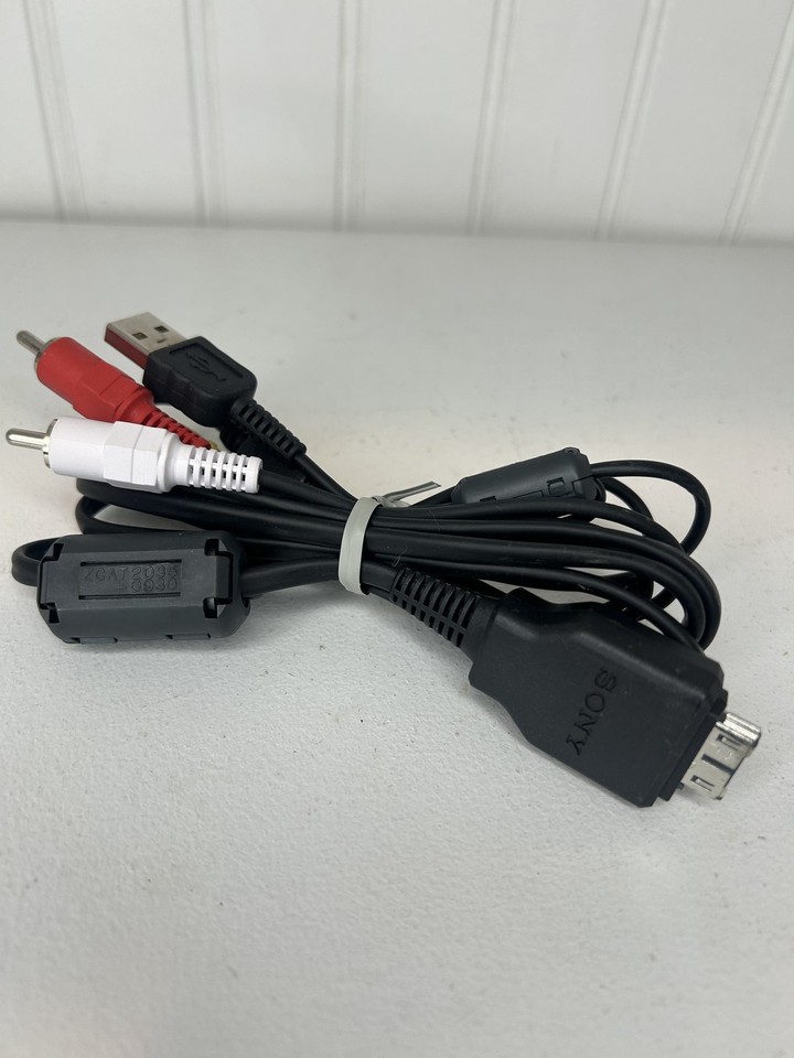 Sony PSP Composite AV Cable RCA TV Out USB for PlayStation Portable ...
